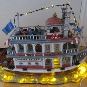 Lemax | Holiday | Lemax Carole Towne River Belle Christmas Village ...
